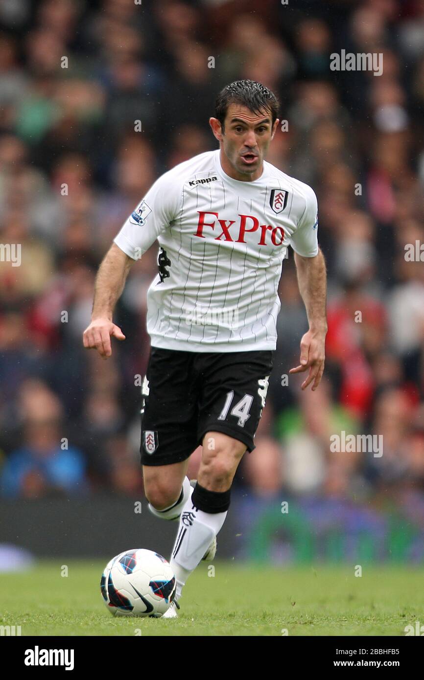 Fulham's Giorgos Karagounis Stock Photo - Alamy