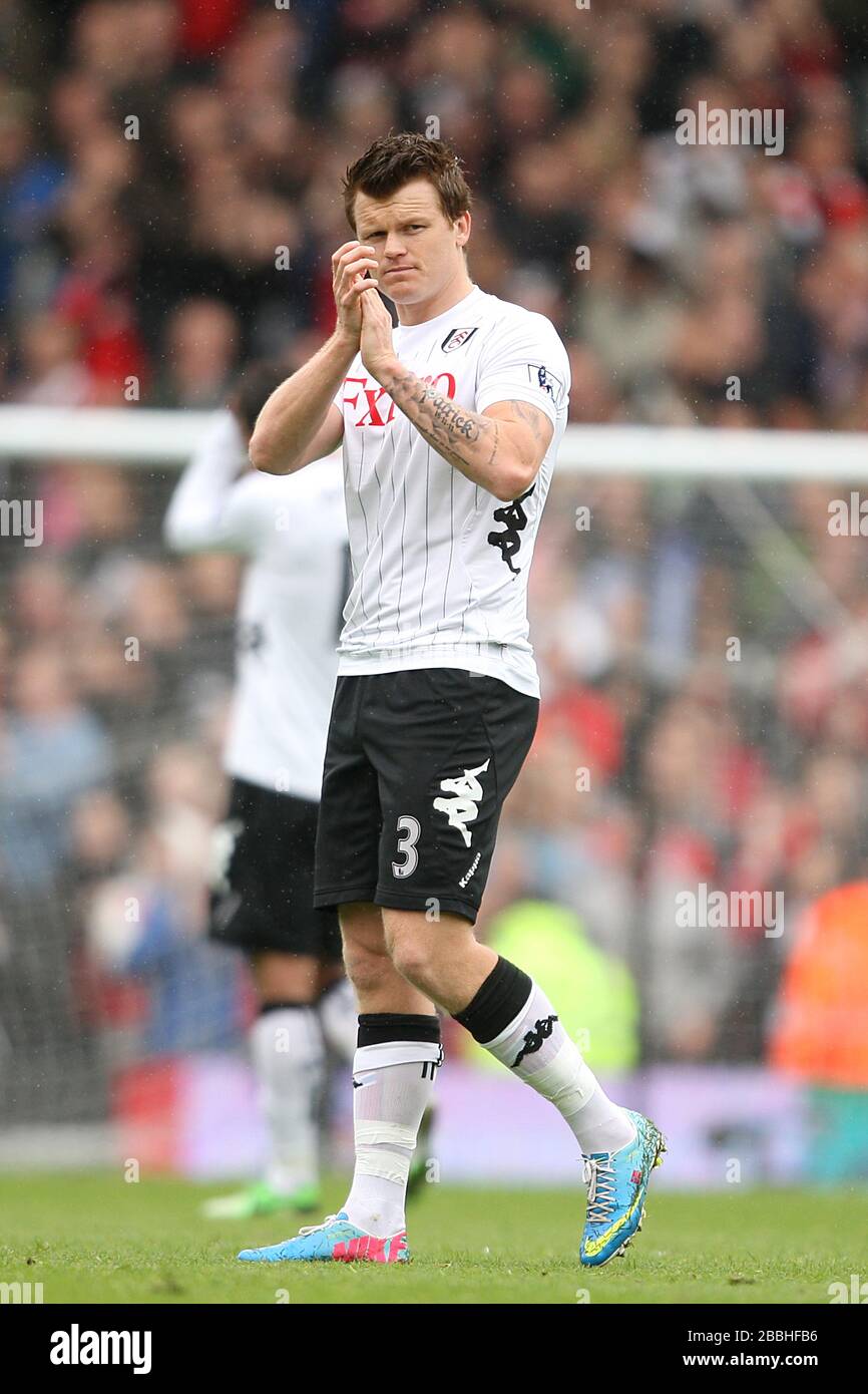 Fulham's John Arne Riise Stock Photo - Alamy