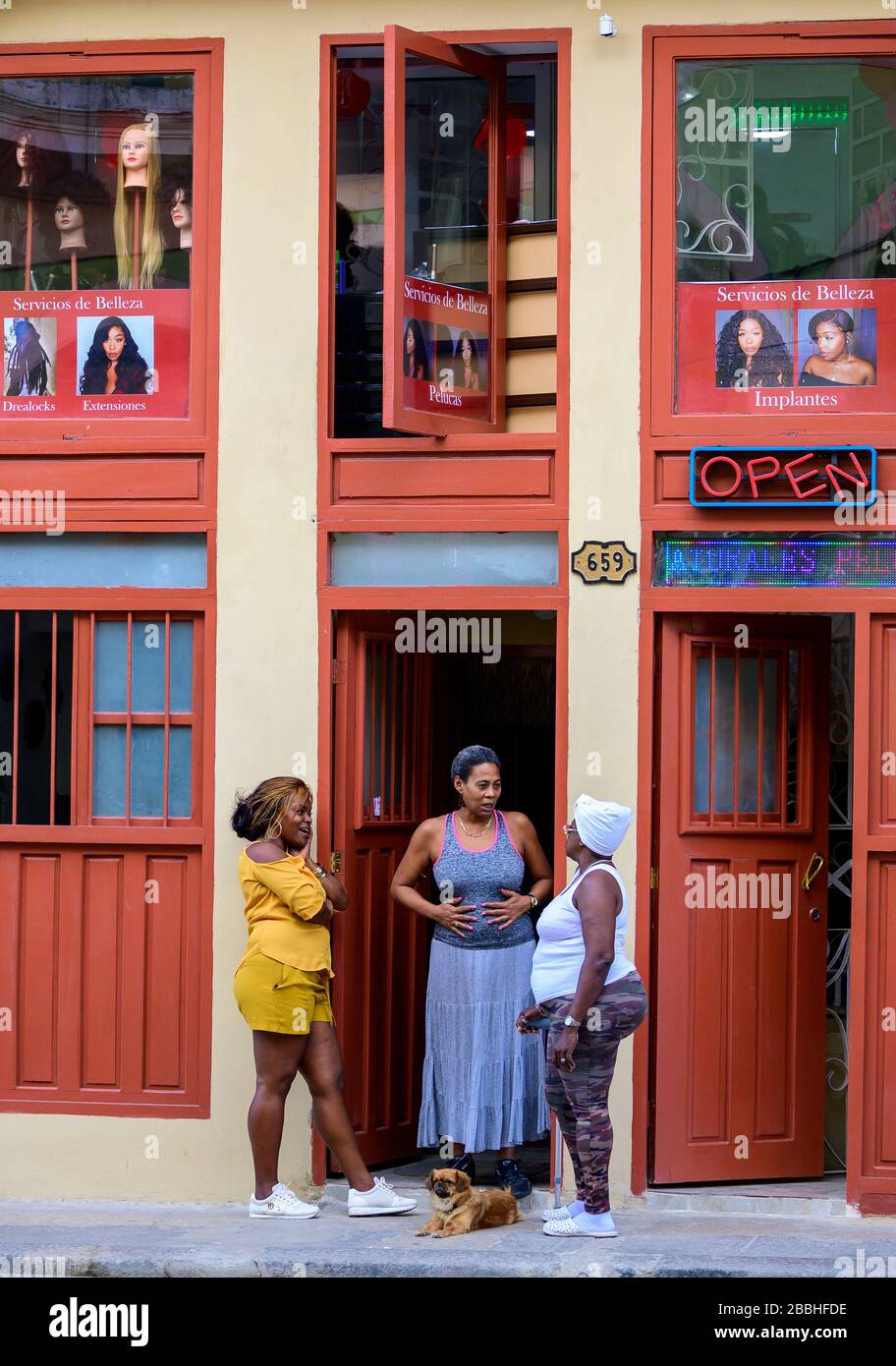 Beauty salon old hi-res stock photography and images - Alamy
