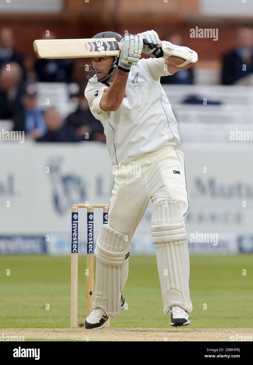 New Zealand's Dean Brownlie bats during the first test at Lord's ...