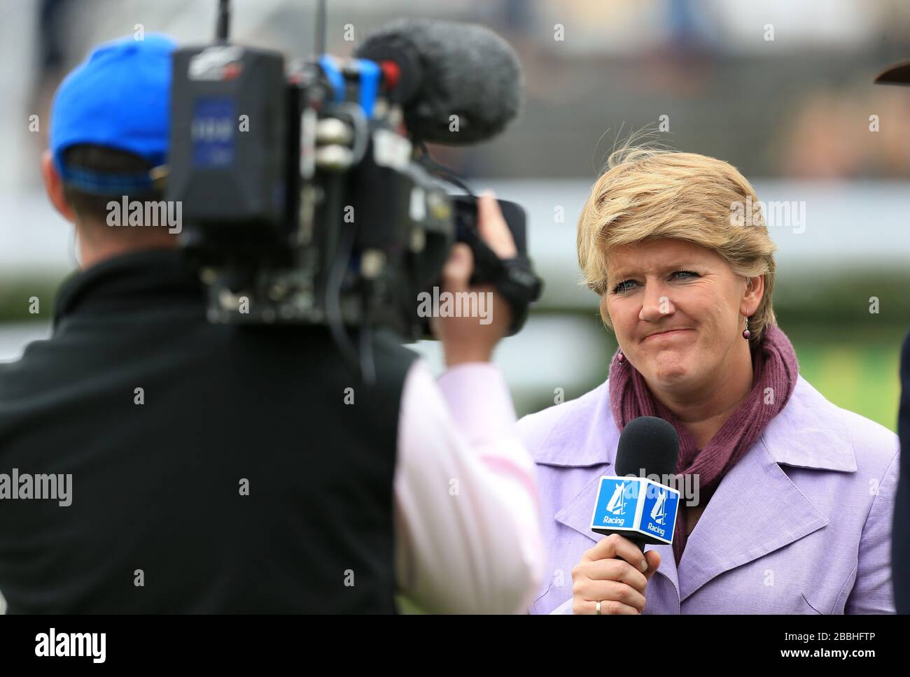 Channel 4 presenter Clare Balding Stock Photo - Alamy