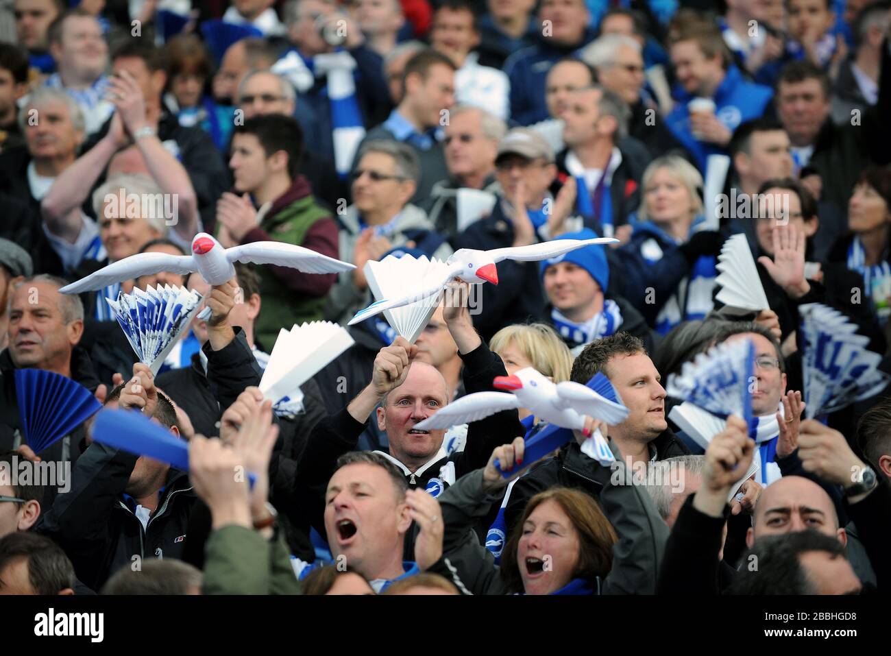 Brighton fans hi-res stock photography and images - Alamy