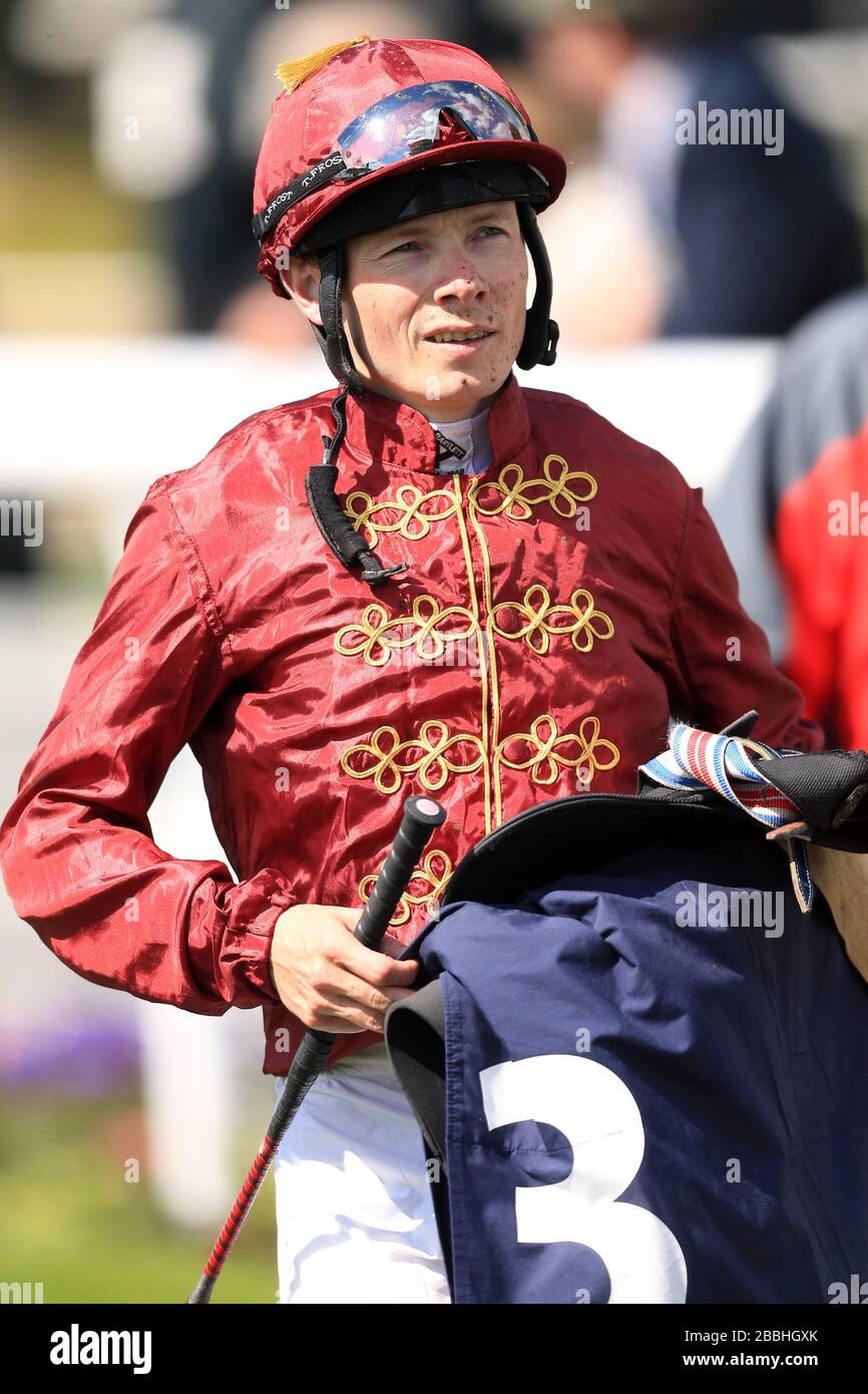 Jockey Jamie Spencer Stock Photo - Alamy