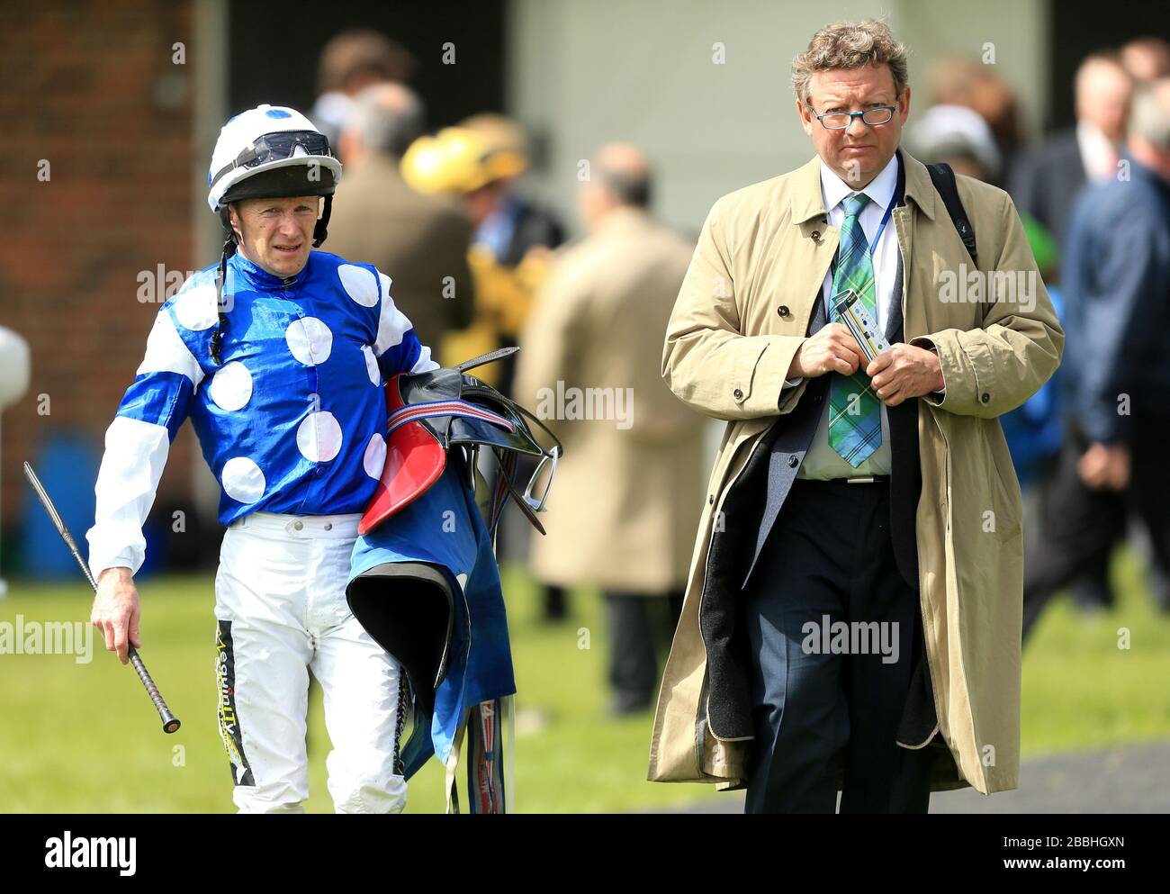Jockey Joe Fanning and Trainer Mark Johnston Stock Photo - Alamy
