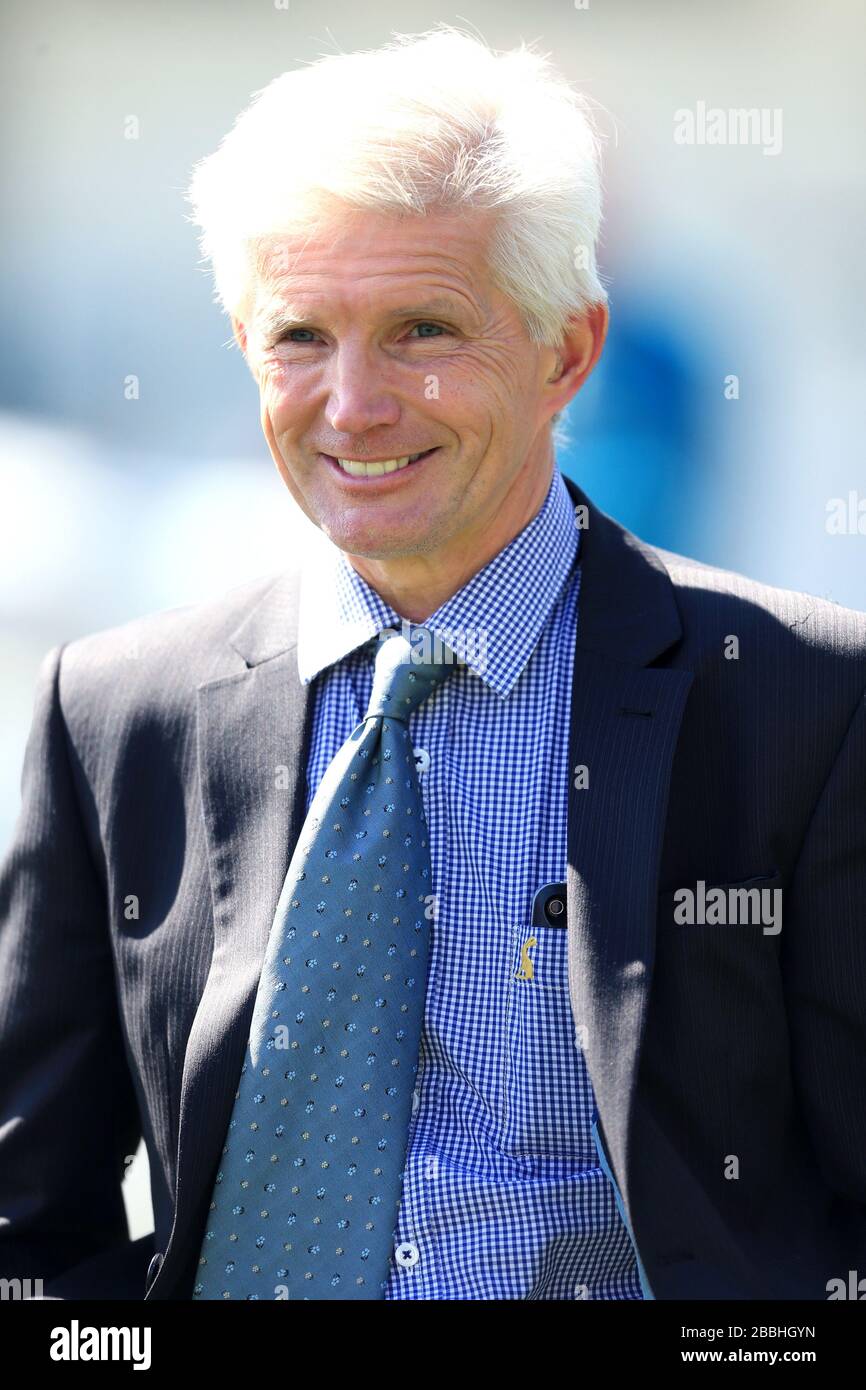 Trainer Derek Shaw Stock Photo - Alamy