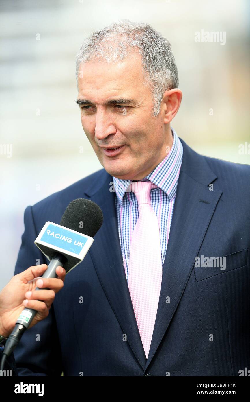 Graham Cunningham, Channel 4 Racing Presenter Stock Photo - Alamy