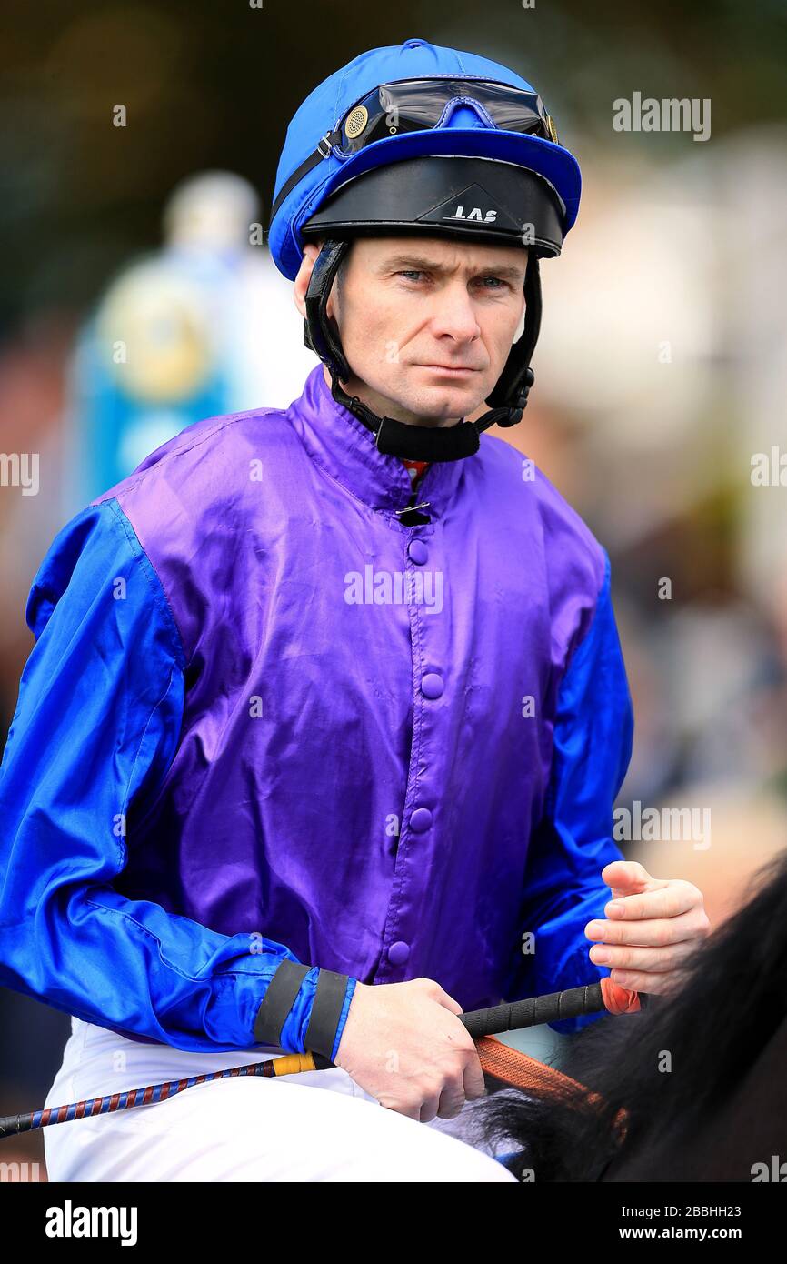 Jockey Robert Havlin Stock Photo - Alamy
