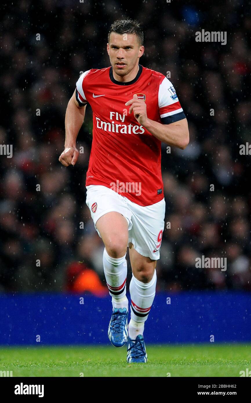 Lukas Podolski, Arsenal Stock Photo - Alamy