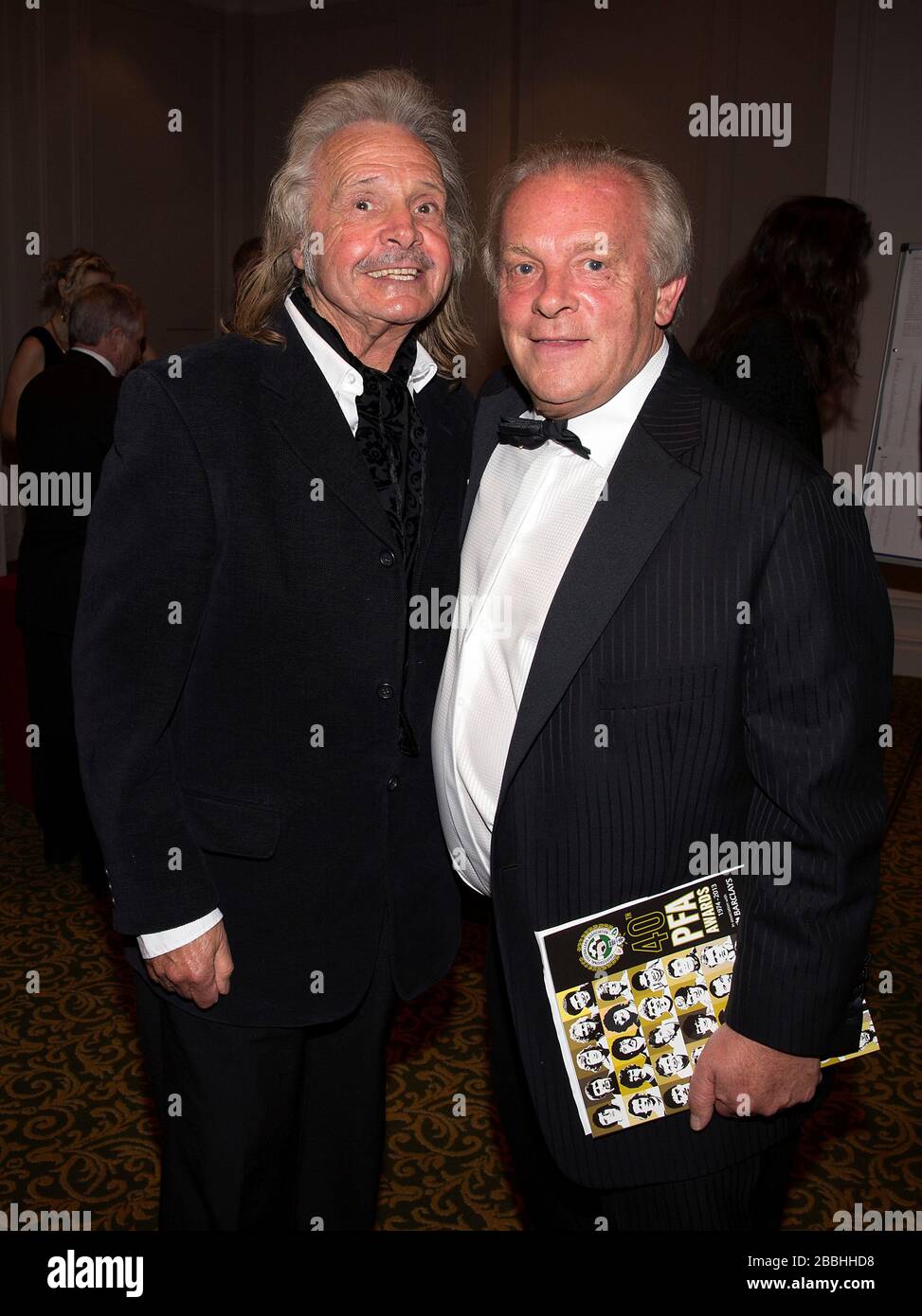 PFA Chief Executive Gordon Taylor OBE (right) and Comic and Sports ...