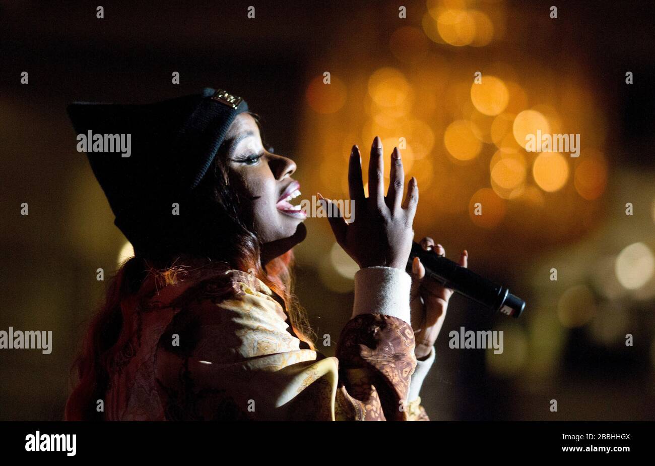 Misha B performs during the PFA Player of the Year Awards 2013 at the ...