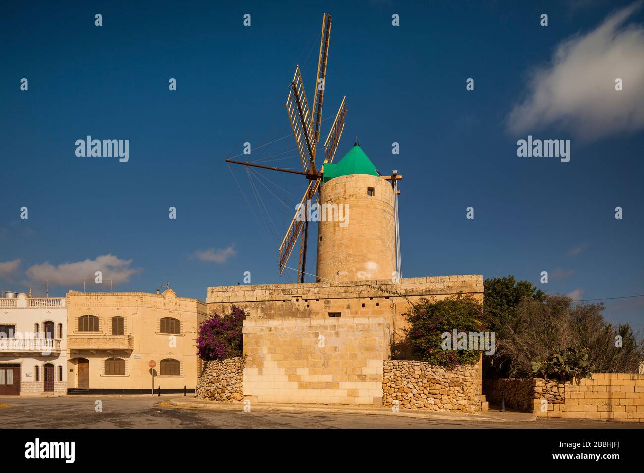 Malta, Gozo: Ta Kola windmill, the rural life as the old times in the ...