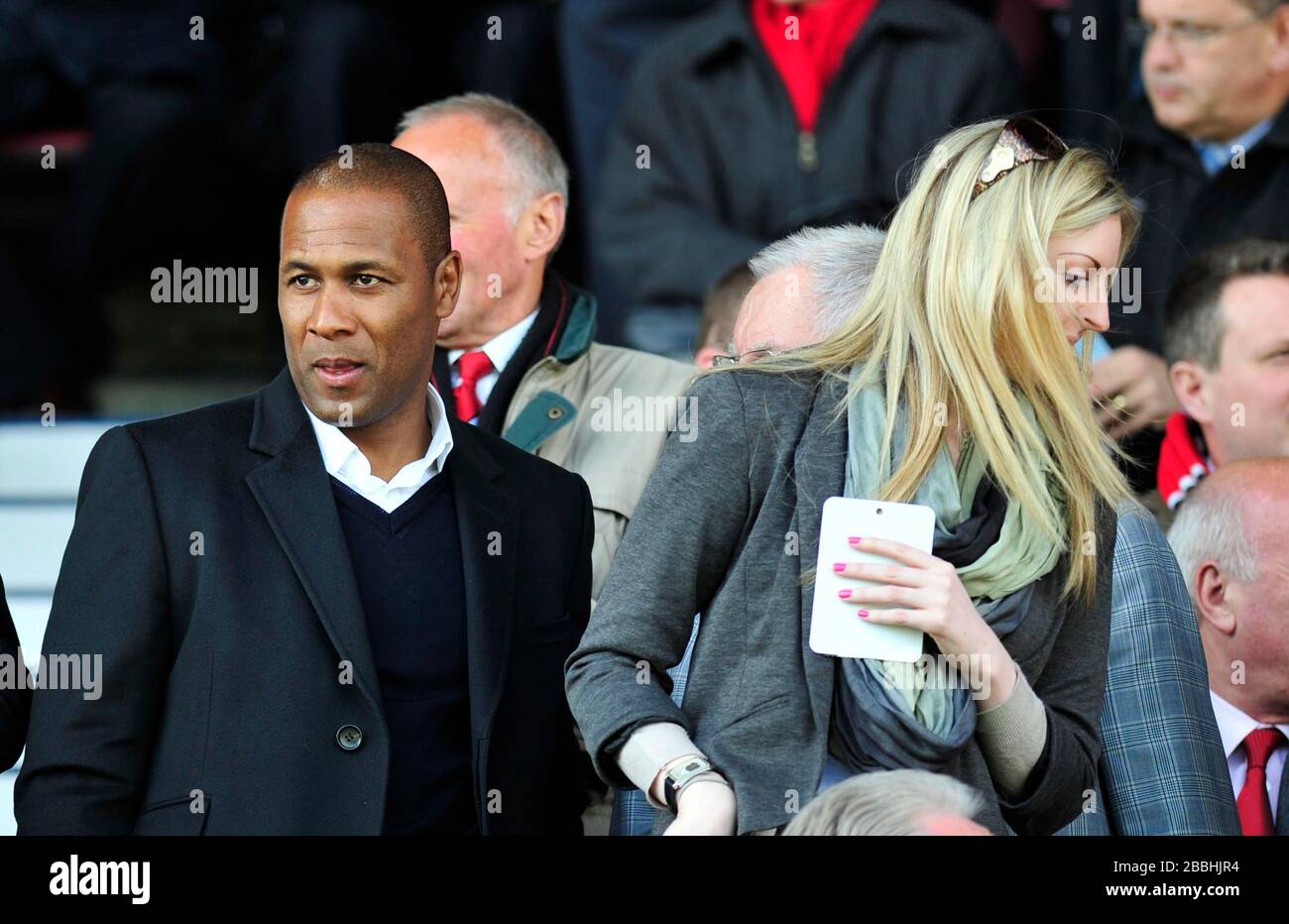 Les Ferdinand in the stands Stock Photo - Alamy