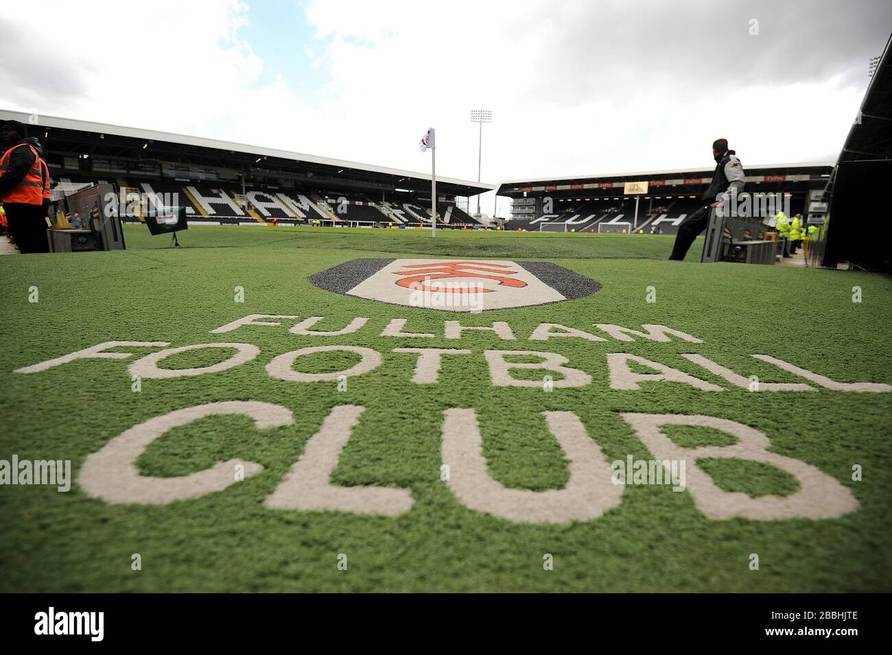 Fulham FC signage inside the ground Stock Photo - Alamy