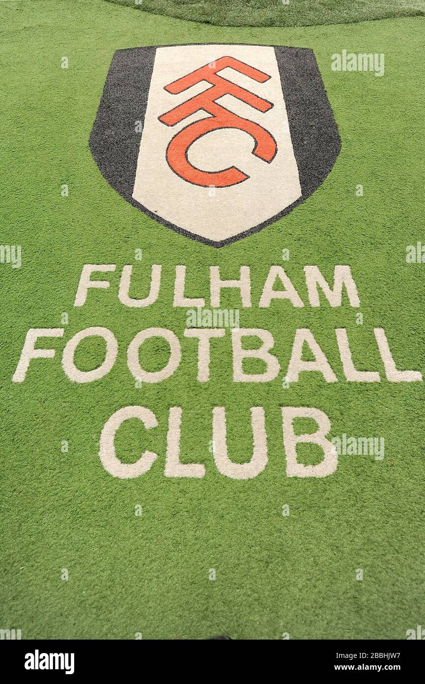 Fulham FC signage inside the ground Stock Photo - Alamy