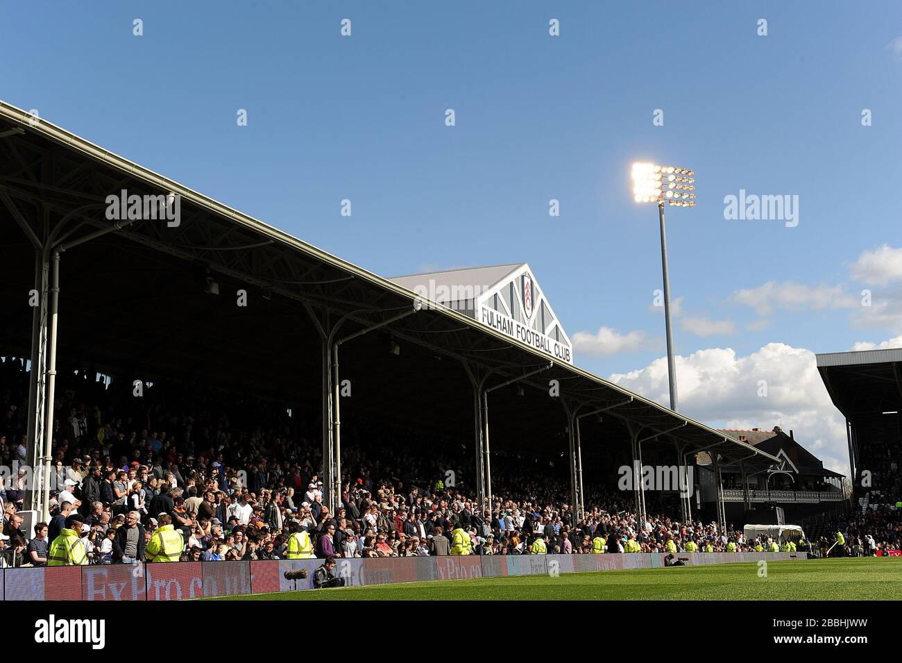 General view of Craven Cottage Stock Photo - Alamy