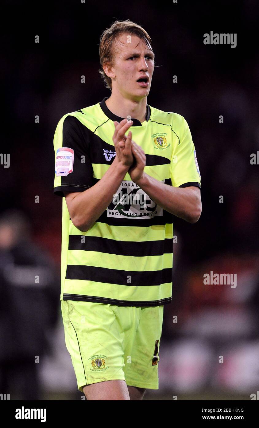 Daniel Burn, Yeovil Town Stock Photo - Alamy