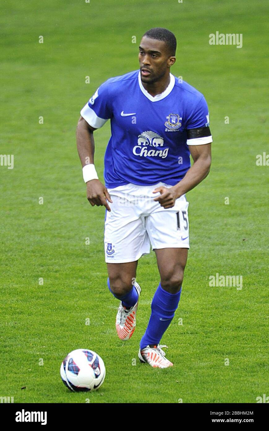 Sylvain Distin, Everton Stock Photo - Alamy