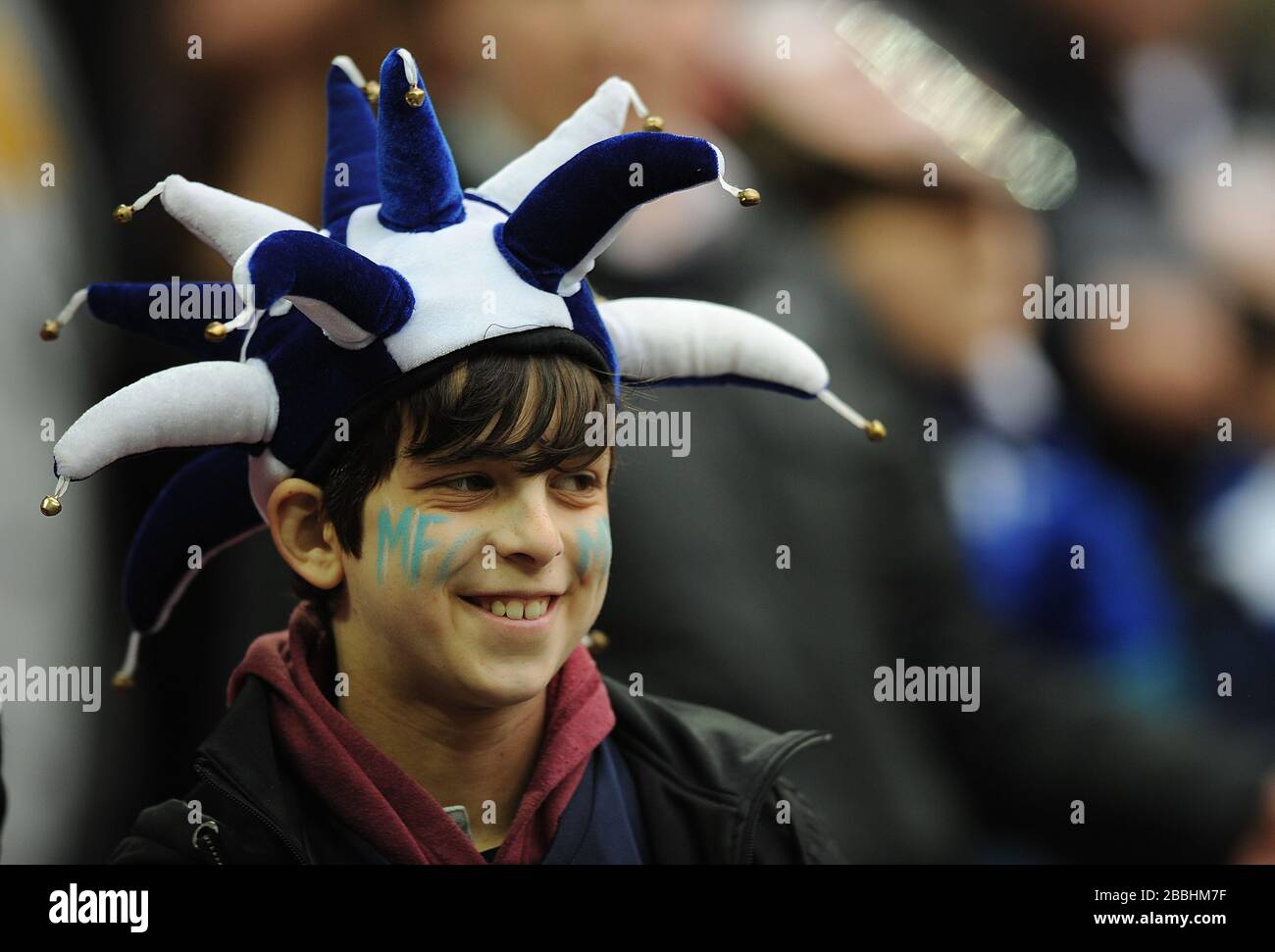 Millwall fans in the stands Stock Photo - Alamy