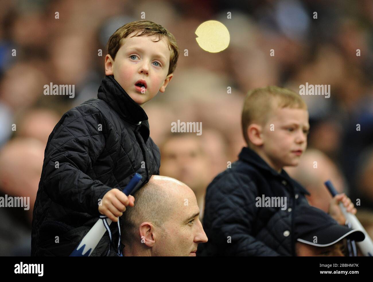 Millwall fans in the stands Stock Photo - Alamy