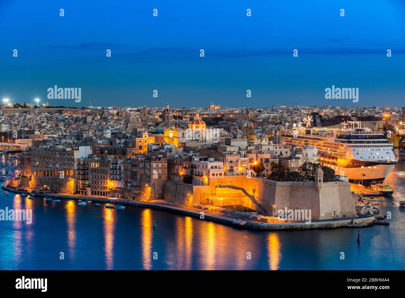 Malta, Senglea, one of the three cities Stock Photo - Alamy