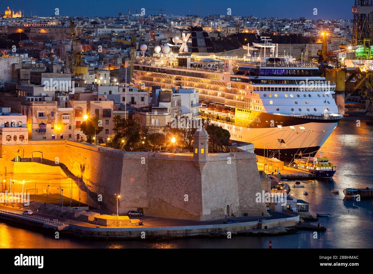 Malta, Senglea, one of the three cities Stock Photo - Alamy