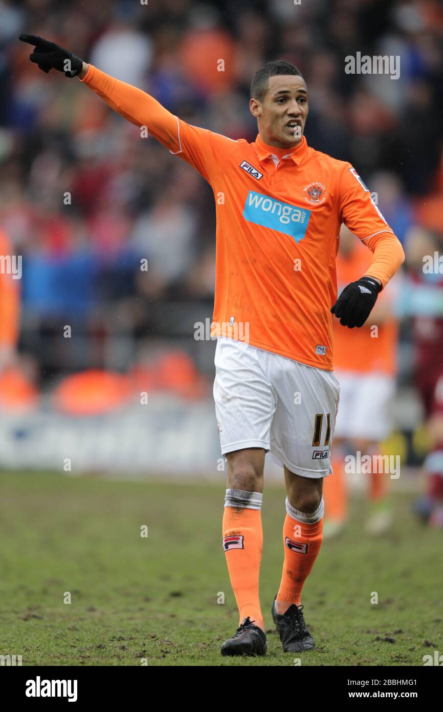 Tom Ince, Blackpool Stock Photo - Alamy