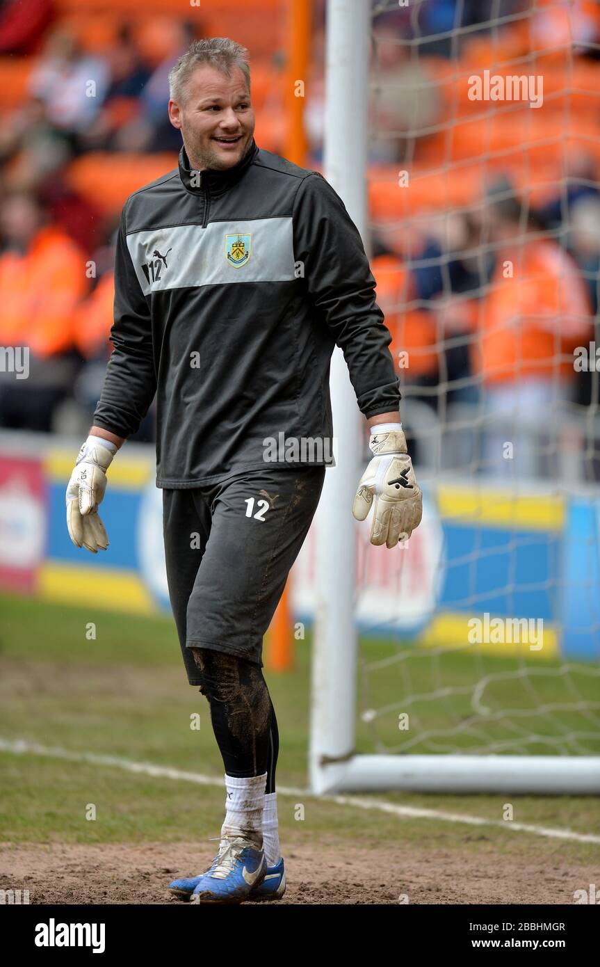 Brian Jensen, Burnley goalkeeper Stock Photo - Alamy