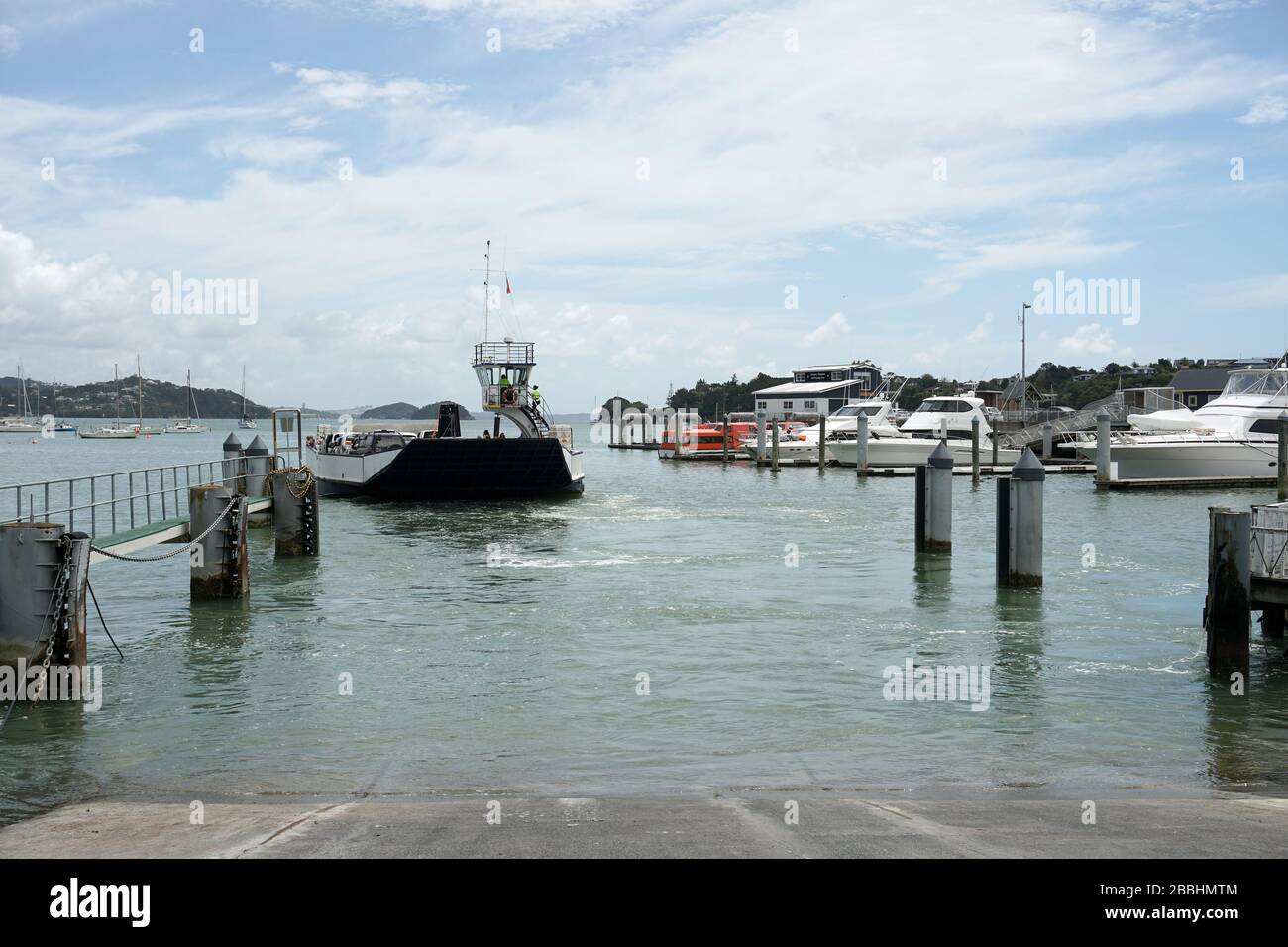 Opua at Bay of Islands North Island New Zealand Stock Photo - Alamy