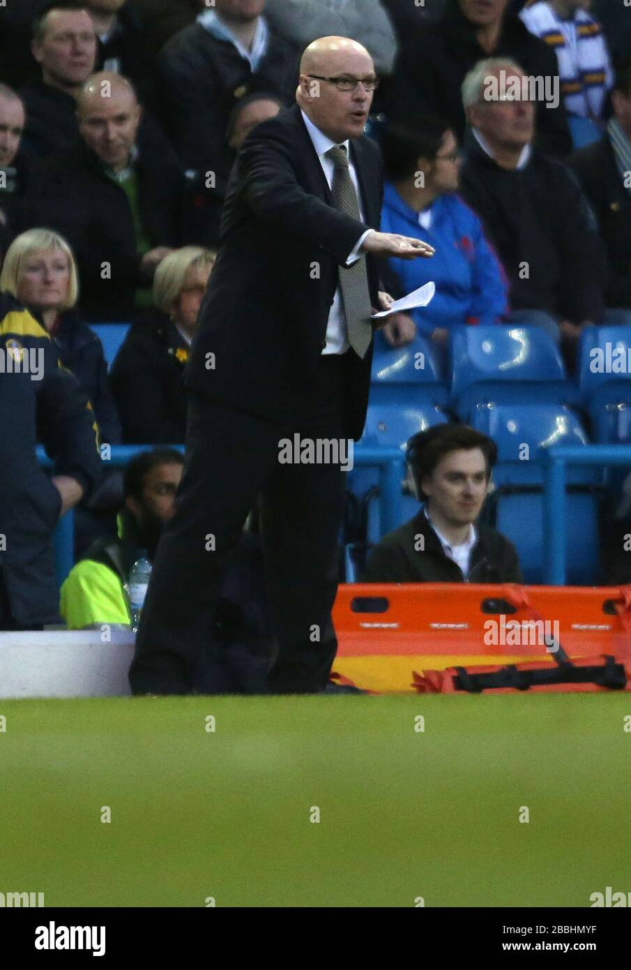 Brian McDermott, Leeds United manager Stock Photo - Alamy