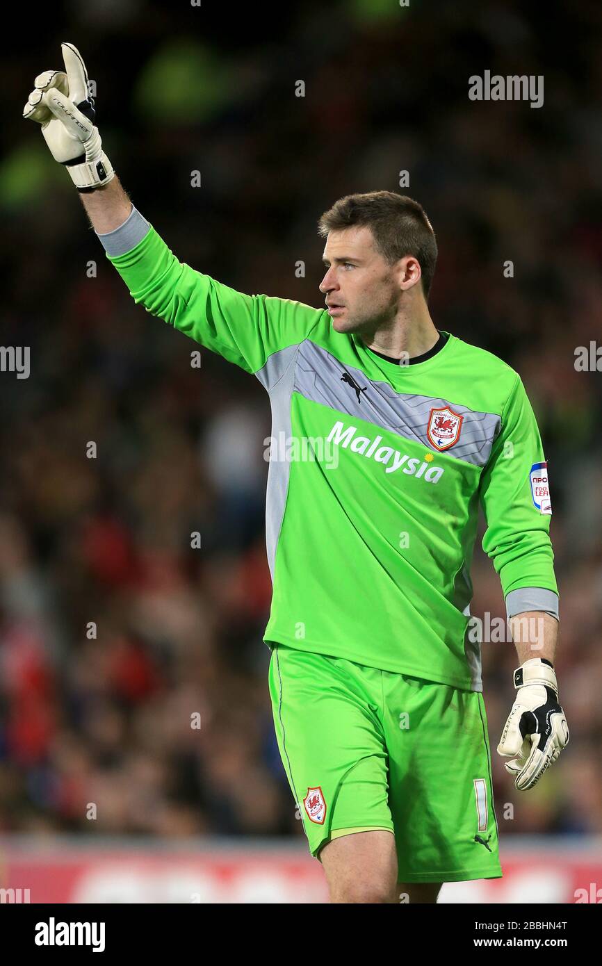 David Marshall, Cardiff City goalkeeper Stock Photo - Alamy