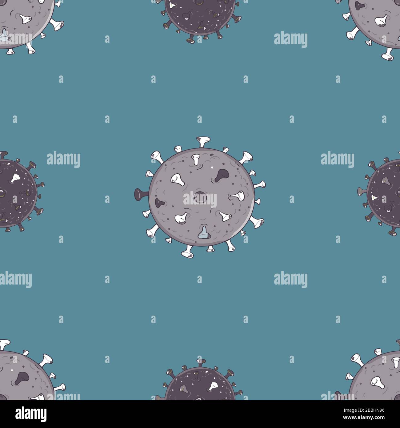 Vector drawing of outline human Coronavirus virion in black isolated on ...