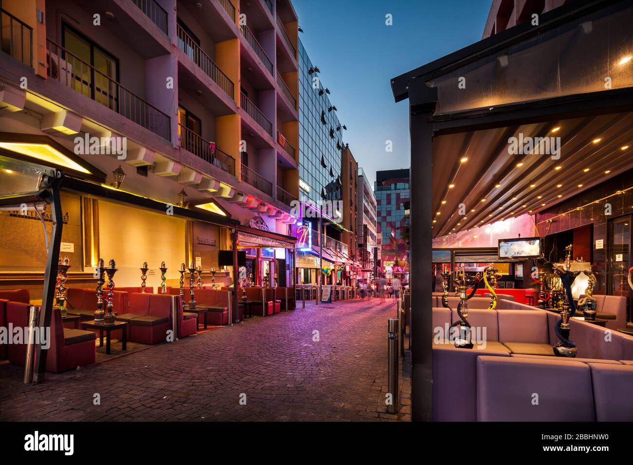Malta, Paceville, the night life district Stock Photo - Alamy