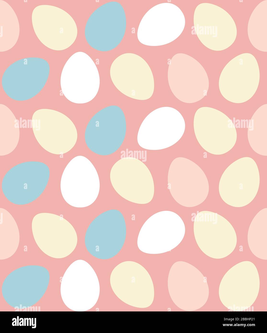 Easter colorful painted eggs seamless art pattern Stock Vector Image ...