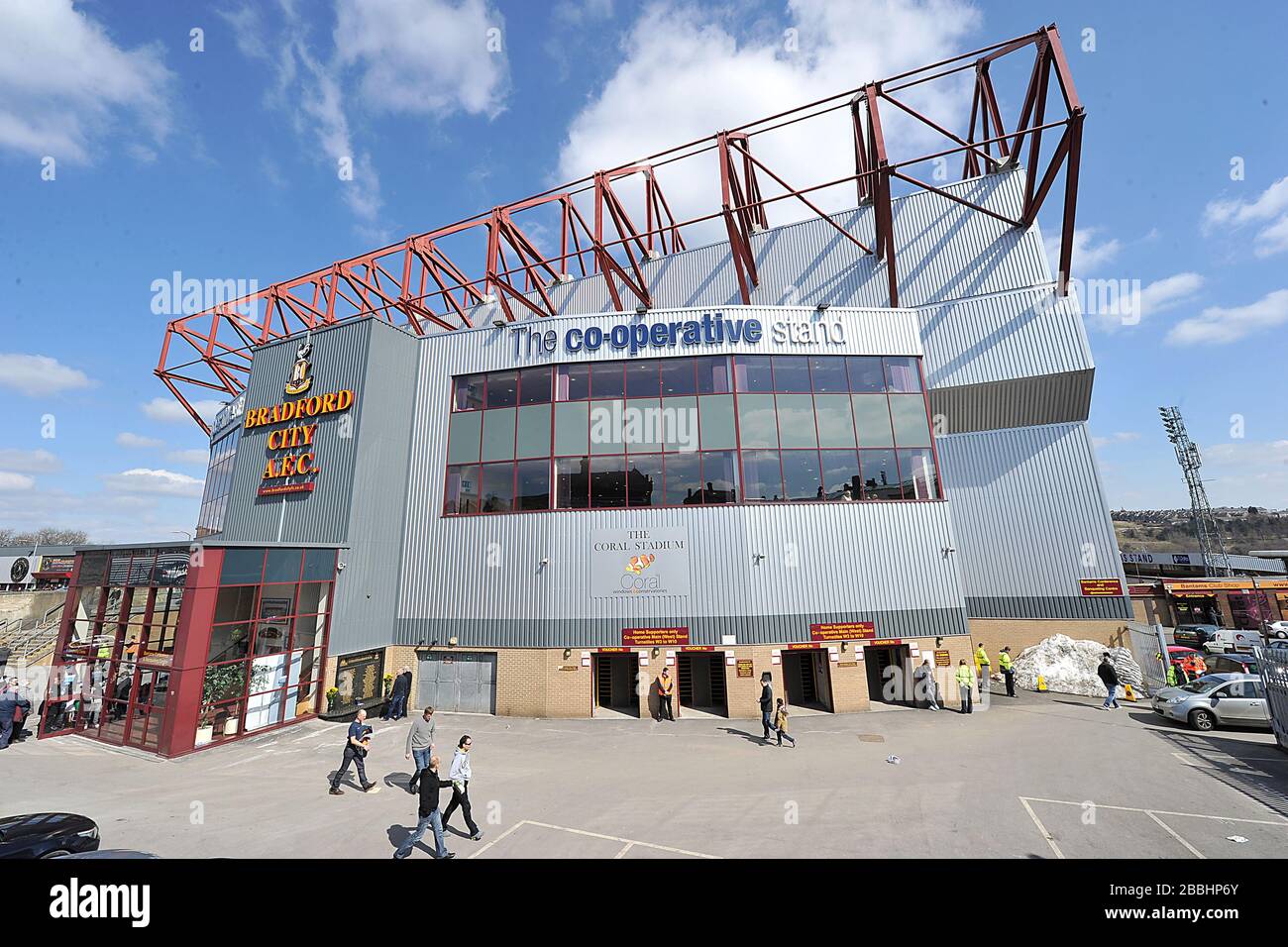 General view of the Co-Operative stand Stock Photo - Alamy