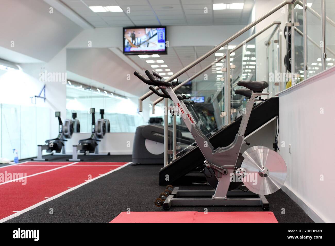 Gym equipment is seen Stock Photo - Alamy
