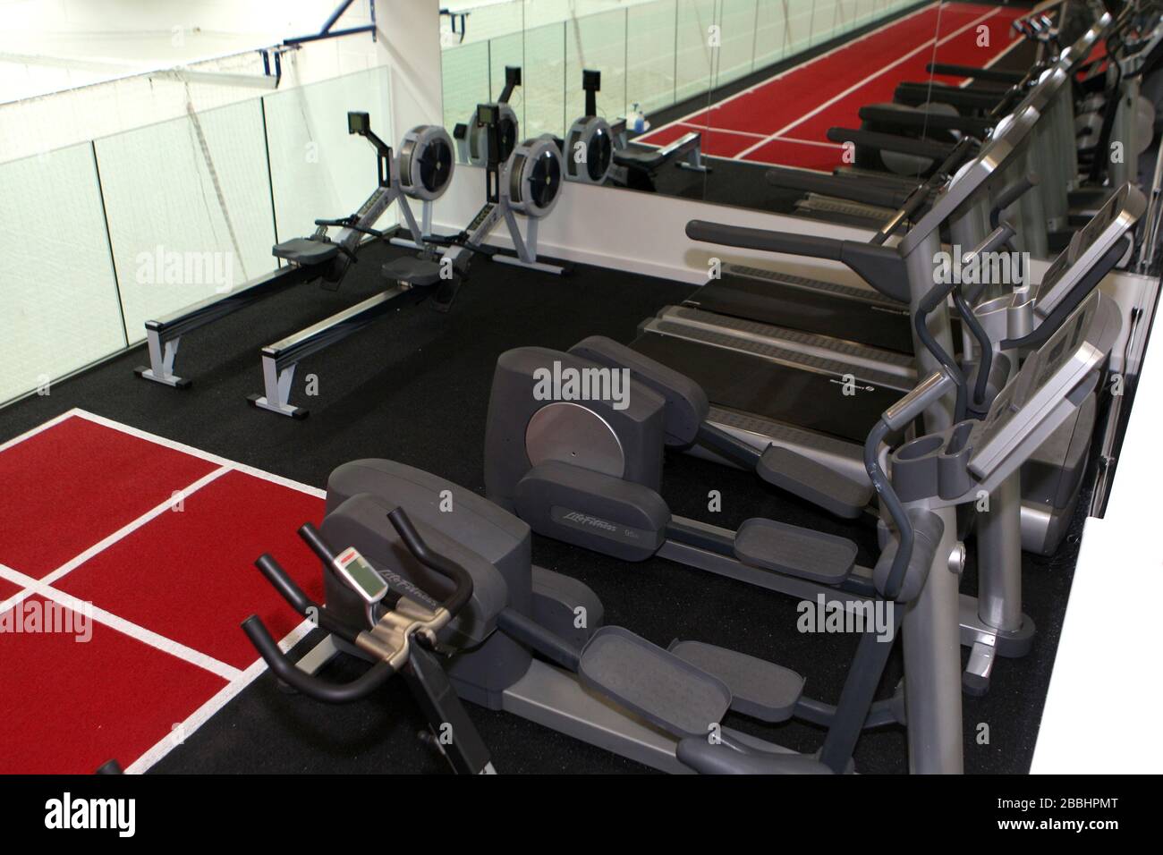 Gym equipment is seen Stock Photo - Alamy
