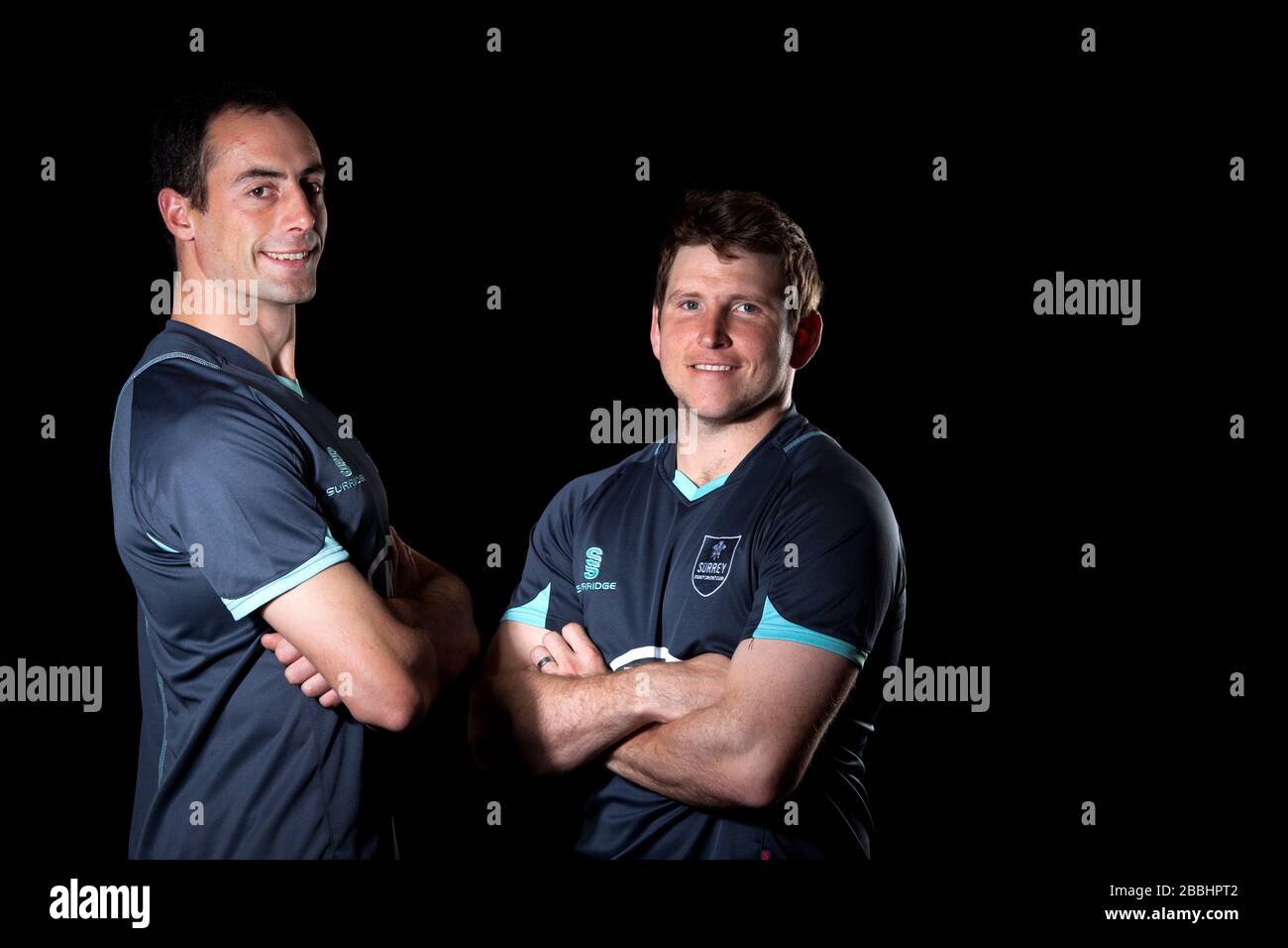 Surrey's Tim Linley (left) and Gary Wilson Stock Photo - Alamy