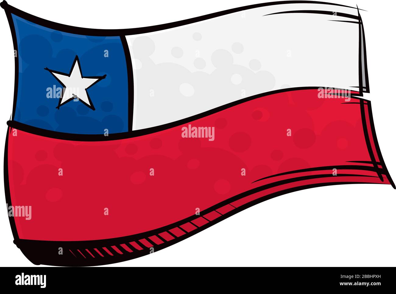 National flag chile in Cut Out Stock Images & Pictures - Alamy