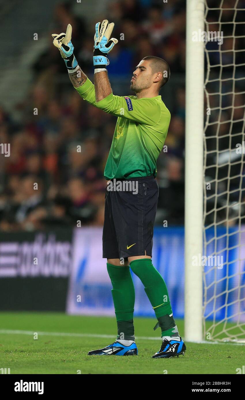 Barcelona's Victor Valdes Stock Photo - Alamy
