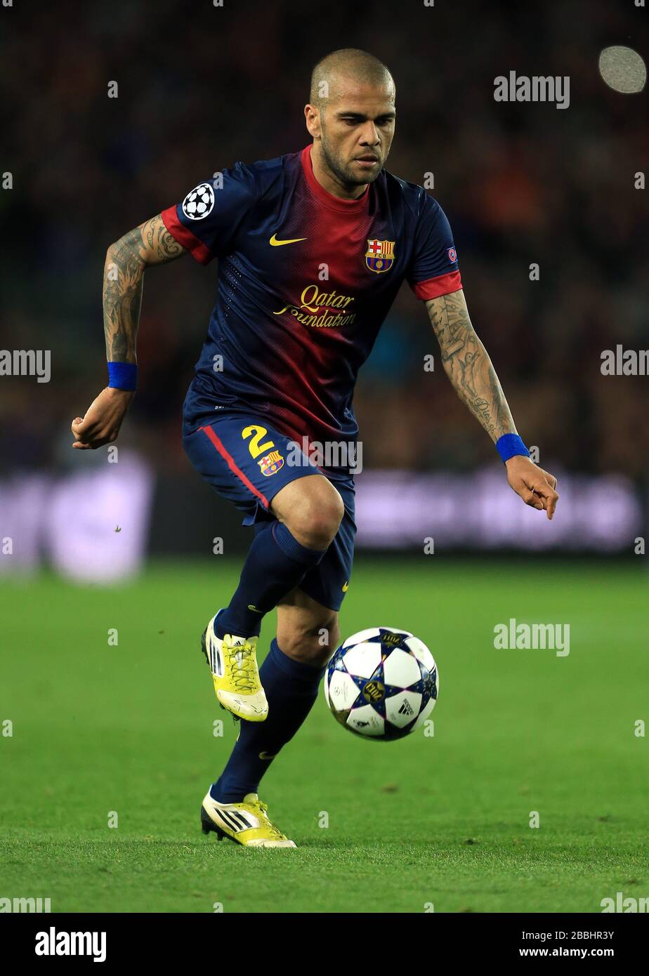 Barcelona's Daniel Alves Stock Photo - Alamy