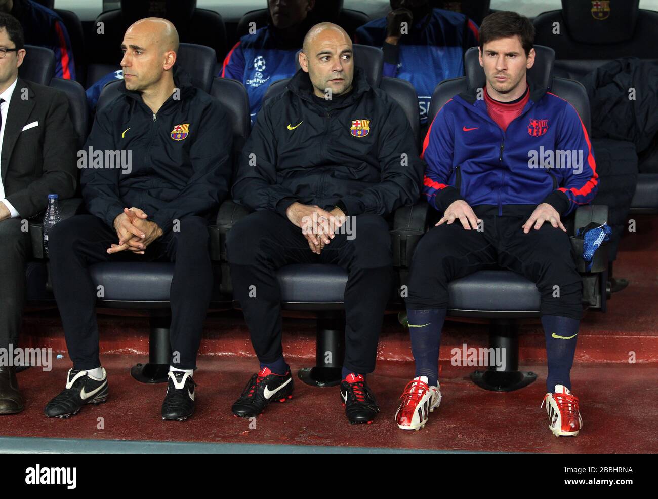 Barelona's Lionel Messi starts on the bench Stock Photo - Alamy
