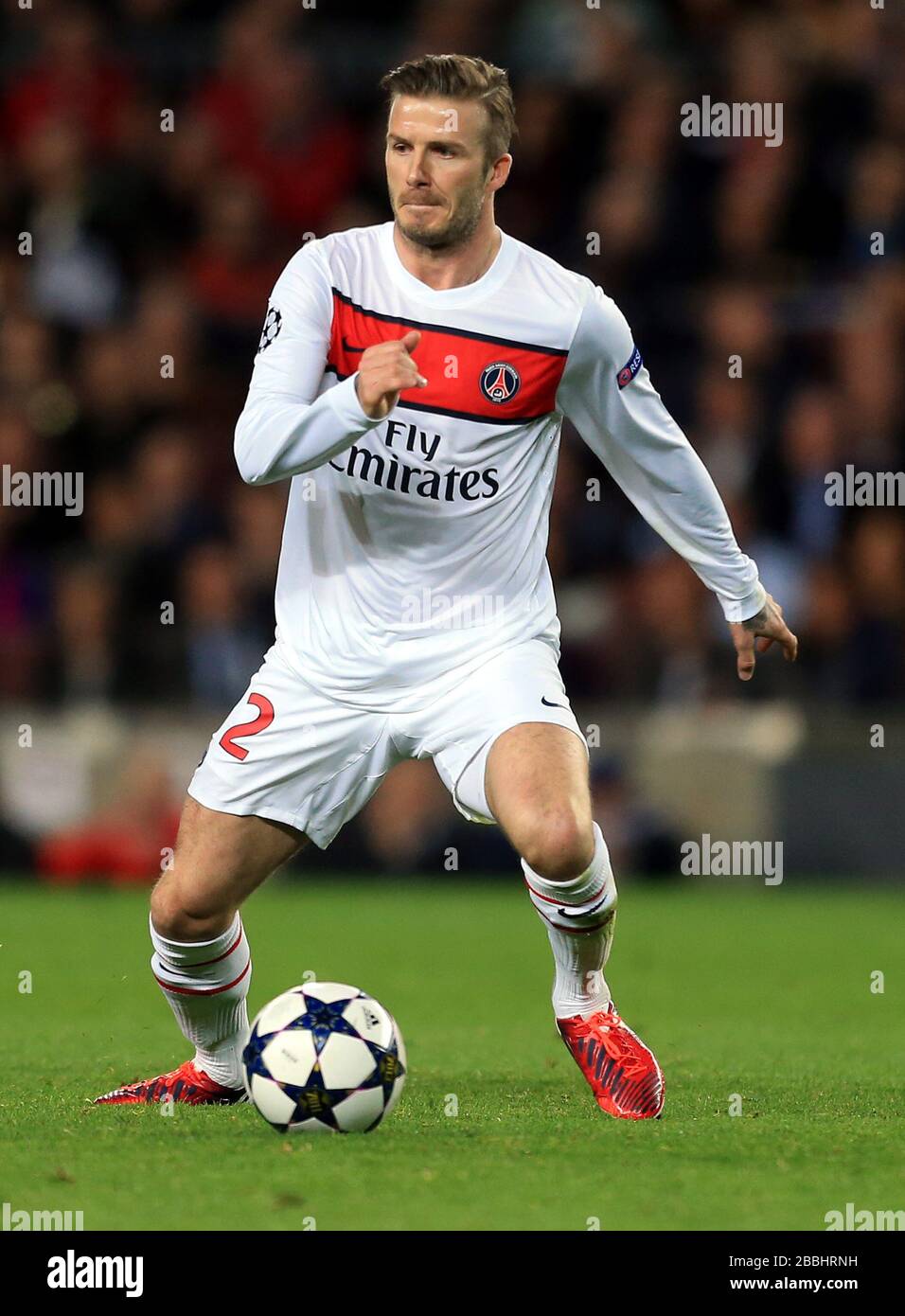 Paris Saint Germain's David Beckham Stock Photo - Alamy
