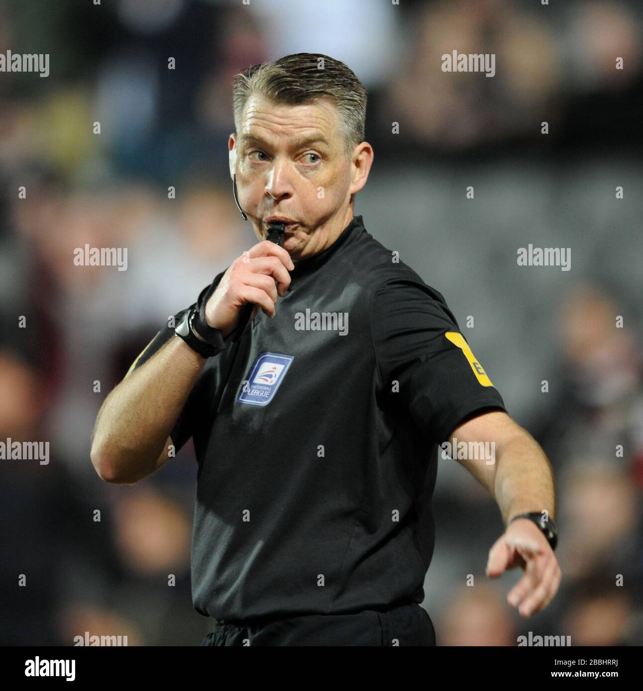 Referee Mark Haywood Stock Photo - Alamy