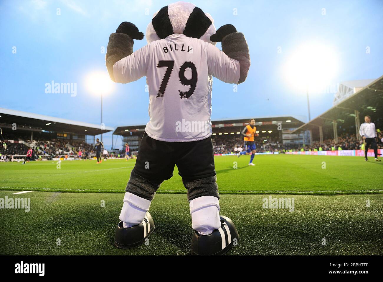 Billy the Badger, Fulham mascot Stock Photo - Alamy