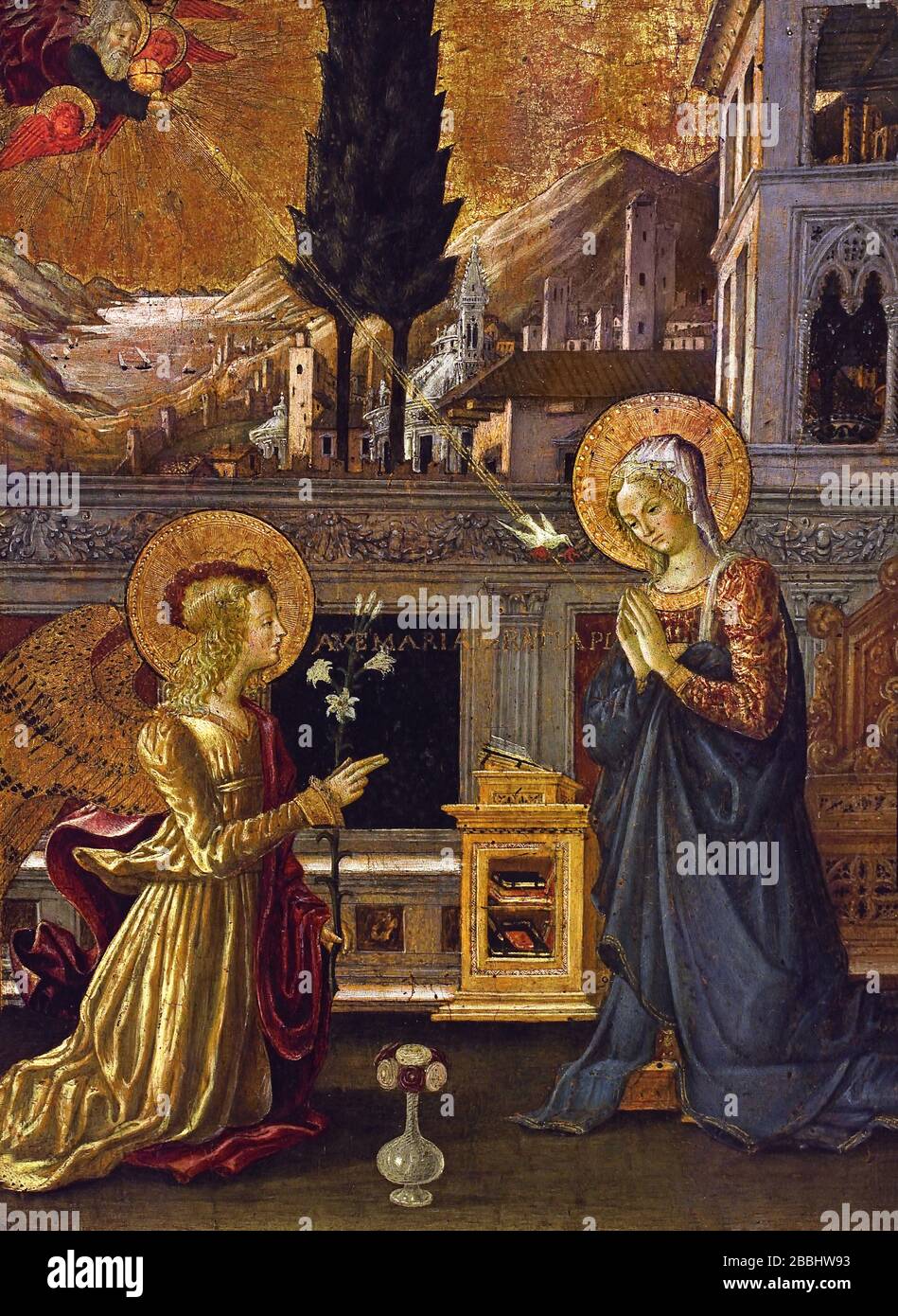 Virgen Mary And Angel Gabriel