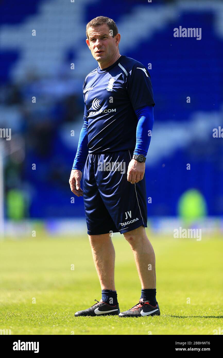 Birmingham city goalkeeping coach john vaughan hi-res stock photography ...