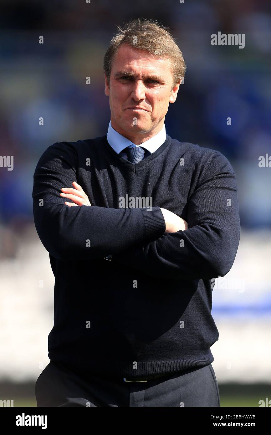 Birmingham City's manager Lee Clark Stock Photo - Alamy