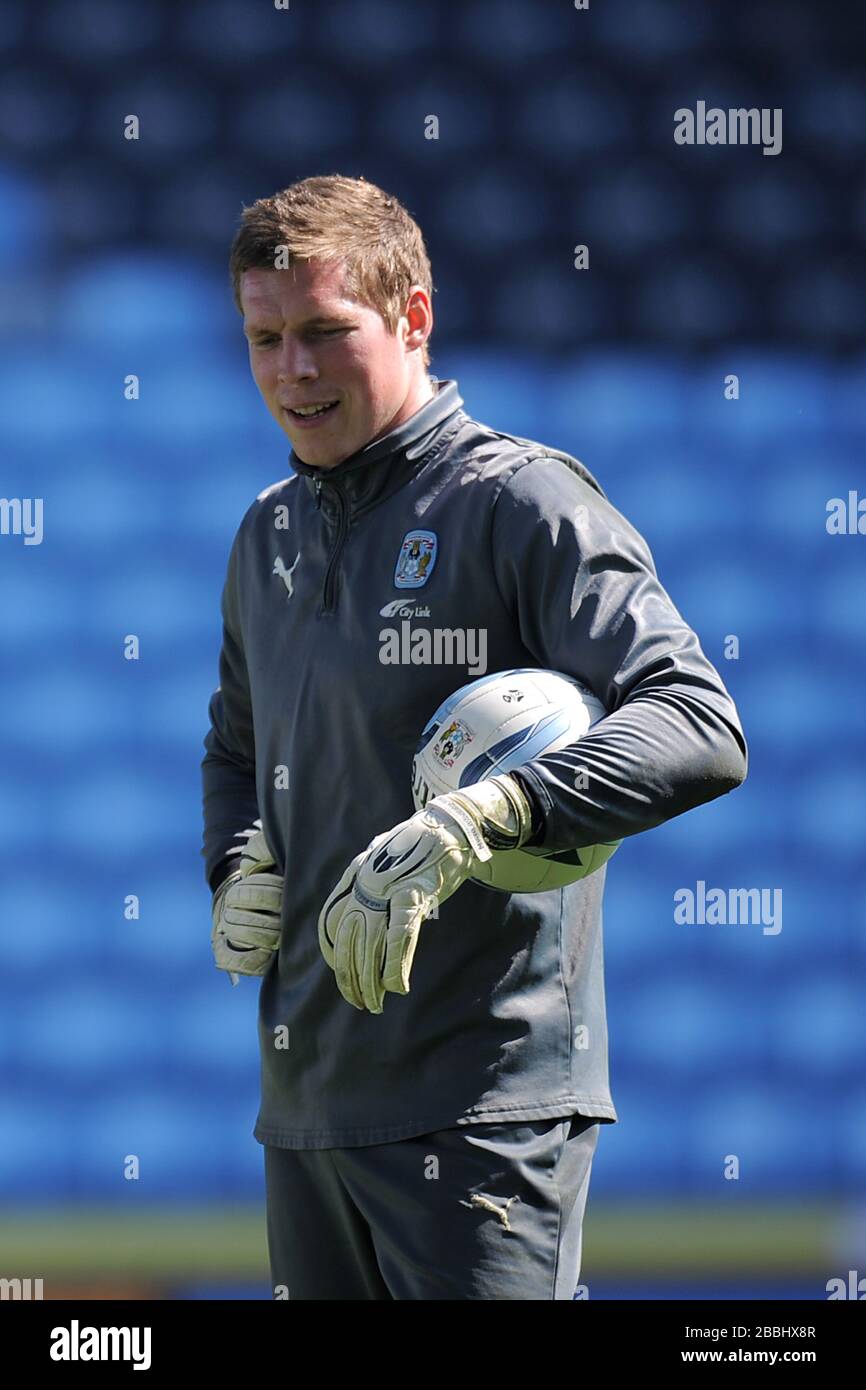 Chris Dunn, Coventry City goalkeeper Stock Photo - Alamy