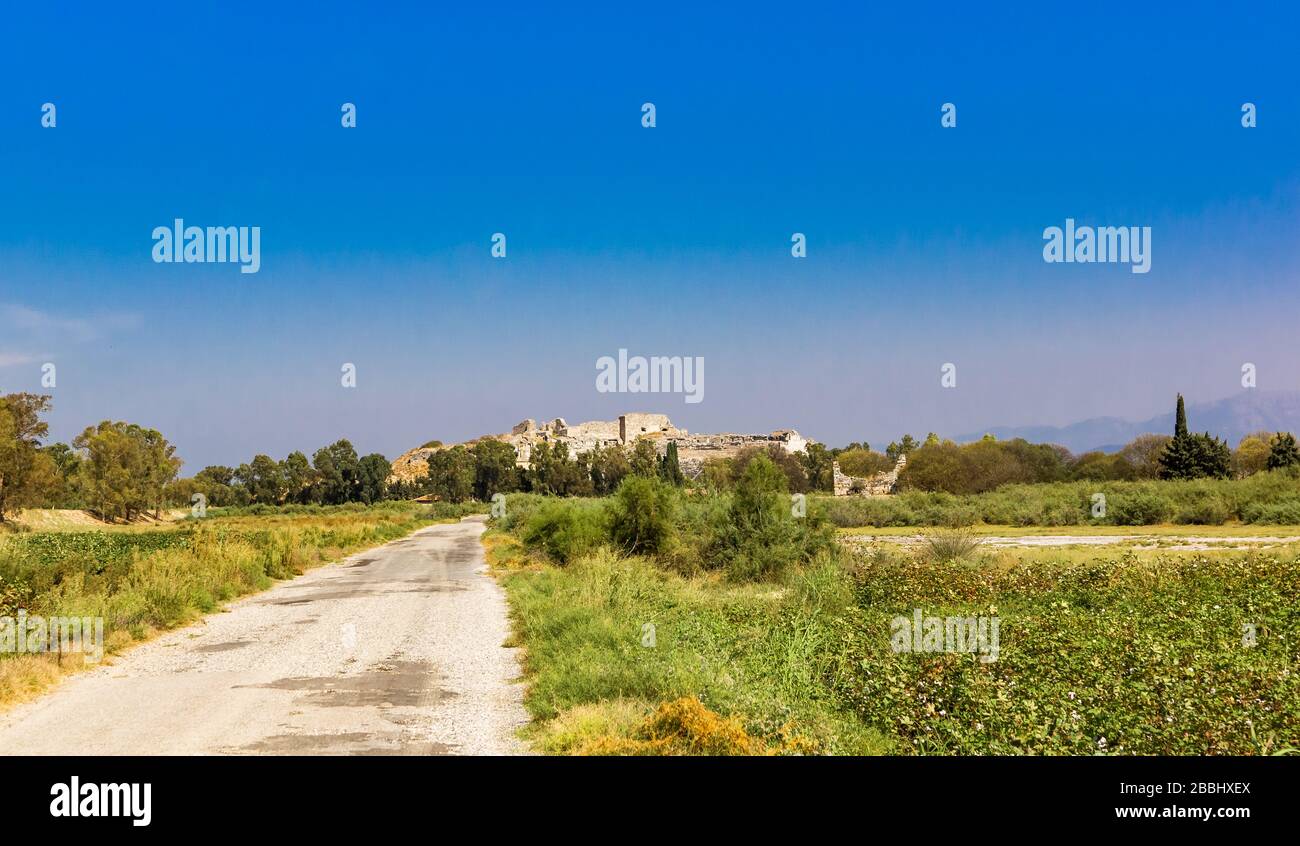 road leading to ancient Miletus, Turkey Stock Photo - Alamy