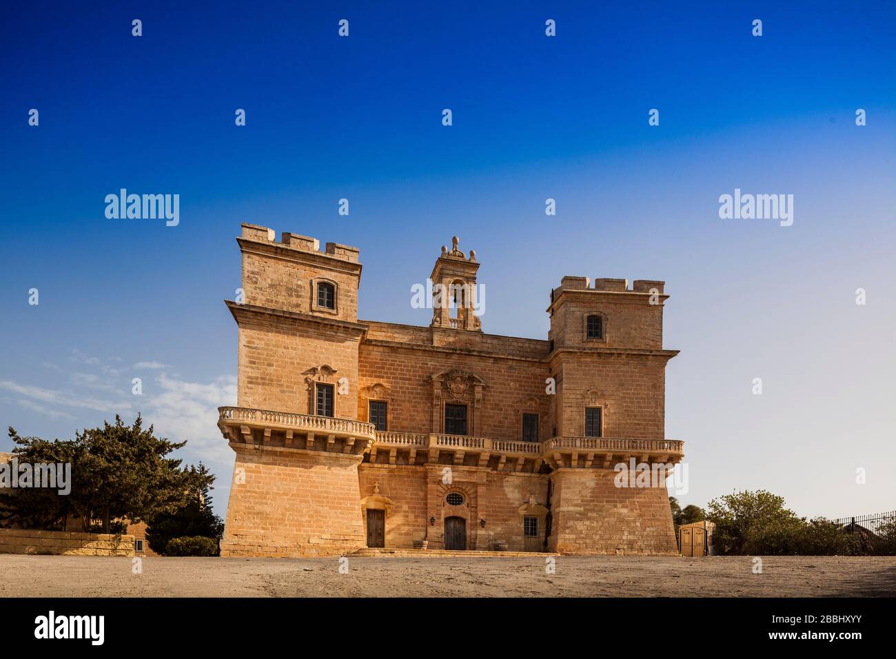Malta, Mellieħa: Selmun Palace also known as Selmun Tower, is a palace ...